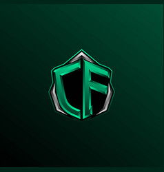 Initial fc logo design Royalty Free Vector Image