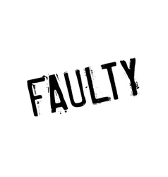 Faulty rubber stamp Royalty Free Vector Image - VectorStock