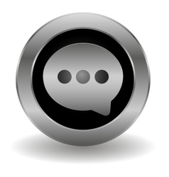 Metallic play button Royalty Free Vector Image