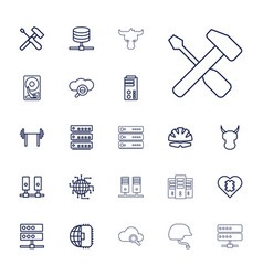 5 hard icons Royalty Free Vector Image - VectorStock