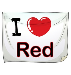 I love reading sign or stamp Royalty Free Vector Image