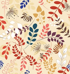 Natural floral background with spring lettering Vector Image