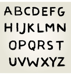 Pencil hand drawn font Royalty Free Vector Image