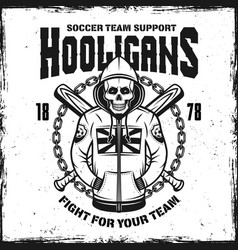Football hooligan Royalty Free Vector Image - VectorStock