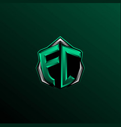 Initial cf logo design cf logo design Royalty Free Vector