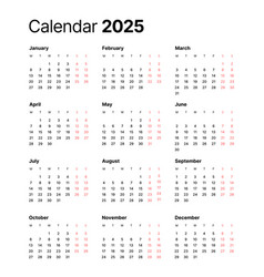 Calendar 20232 Royalty Free Vector Image - VectorStock