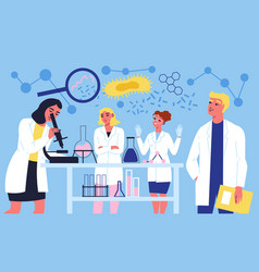 Science lab background Royalty Free Vector Image