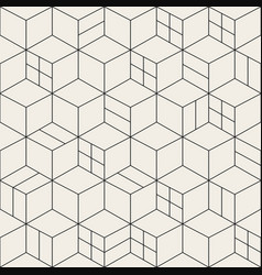 Geometric pattern cube seamless pattern Royalty Free Vector