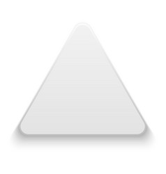 Pin badges white round blank button advertise Vector Image