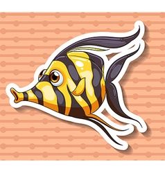 Striped Fish Royalty Free Vector Image - VectorStock