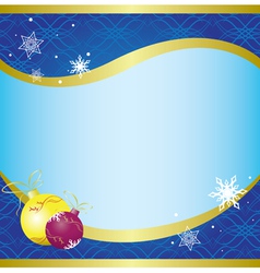 Light blue christmas card Royalty Free Vector Image