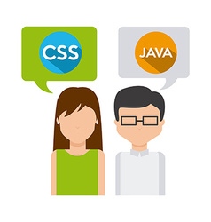 Program coding website Royalty Free Vector Image