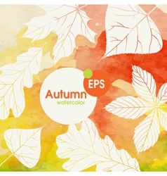 Creative autumn background Royalty Free Vector Image