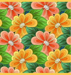 Seamless floral pattern Royalty Free Vector Image