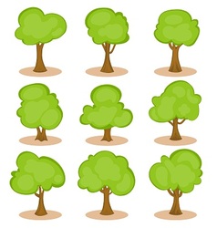 Hand drawn tree symbol isolated Royalty Free Vector Image
