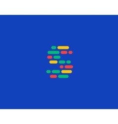 Letter s words educational task for children Vector Image