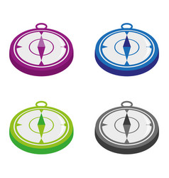 Czech travel stamps set - prague journey symbols Vector Image