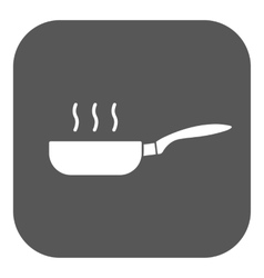 The pan icon Barbecue and kitchen cook symbol Vector Image