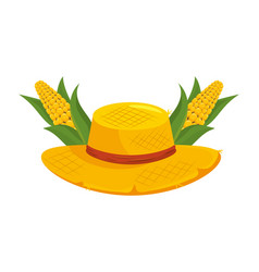 Farm hat cartoon Royalty Free Vector Image - VectorStock