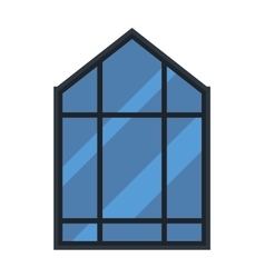 Different types house windows elements isolated Vector Image