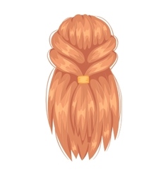 Female woman head hairstyle back side portrait Vector Image