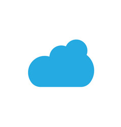 Blue horizontal seamless cloud patter Royalty Free Vector