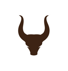 Taurus logo template icon design Royalty Free Vector Image