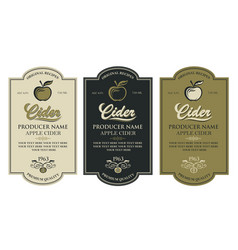 Set of vintage labels Royalty Free Vector Image