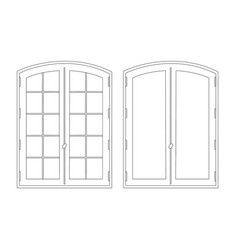 Drawing big house Royalty Free Vector Image - VectorStock
