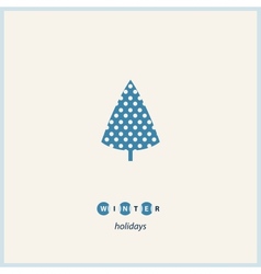 Winter tree frame Royalty Free Vector Image - VectorStock