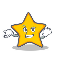 Detective star character cartoon style Royalty Free Vector