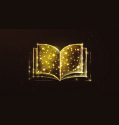Magic book Royalty Free Vector Image - VectorStock