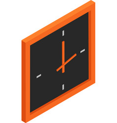 Wall mounted digital clock Royalty Free Vector Image