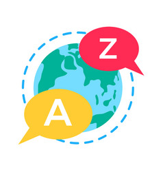 People learning russian language Royalty Free Vector Image