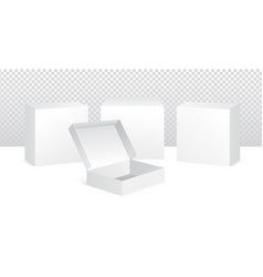 Diamond shape box packaging die cut template Vector Image