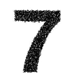 Graffiti font 3d - hand written - alphabet Vector Image