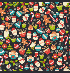 Seamless pattern christmas Royalty Free Vector Image