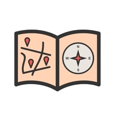 Directions Book Royalty Free Vector Image - VectorStock