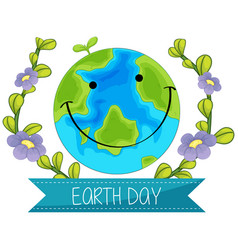 Save earth poster Royalty Free Vector Image - VectorStock