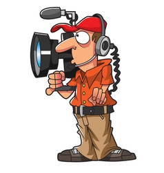Cameraman Royalty Free Vector Image - VectorStock