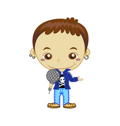 Singer cartoon Royalty Free Vector Image - VectorStock