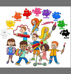 Learn color Royalty Free Vector Image - VectorStock