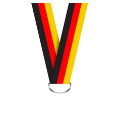 German ribbon for medal tricolor Royalty Free Vector Image