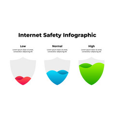 Creative notification infographic template Vector Image