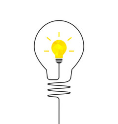 Light bulb Royalty Free Vector Image - VectorStock