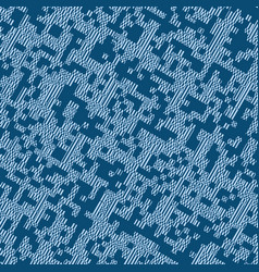Blue grunge square shape background for your Vector Image
