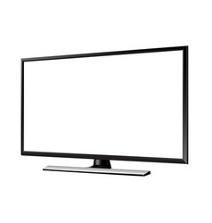 Realistic detailed 3d led tv screen Royalty Free Vector