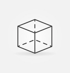 3d cube design Royalty Free Vector Image - VectorStock