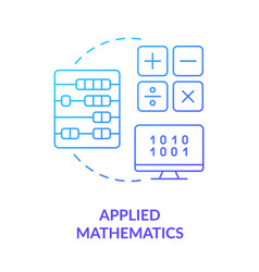 Machine learning algorithms concept icon Vector Image