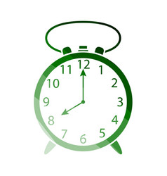 A panda clock character Royalty Free Vector Image